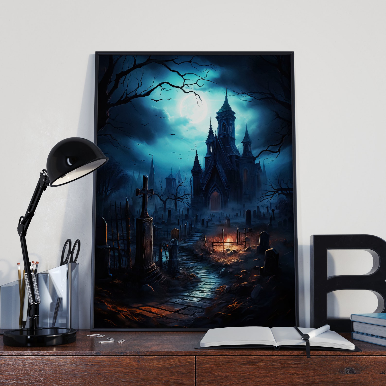 Undead Graveyard Horror Cottagecore Dark Academia Gothic Decor Vintage ...
