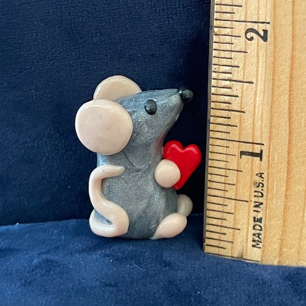 Mouse Figurine - Etsy