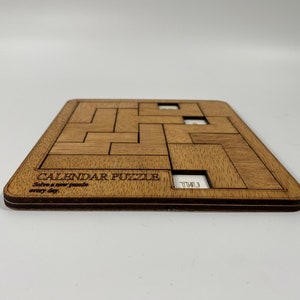 Daily Calendar With Weekdays Puzzle is Infinite Puzzle for Every Day of the Year (daily Puzzle ...