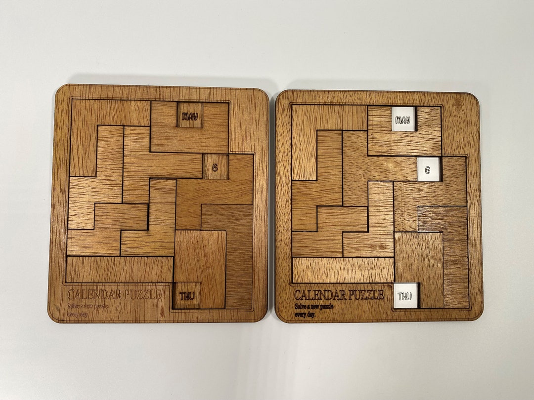 Daily Calendar With Weekdays Puzzle is Infinite Puzzle for Every Day of ...