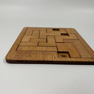 Daily Calendar With Weekdays Puzzle is Infinite Puzzle for Every Day of ...