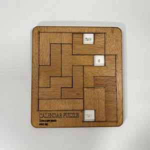 Daily Calendar With Weekdays Puzzle is Infinite Puzzle for Every Day of ...