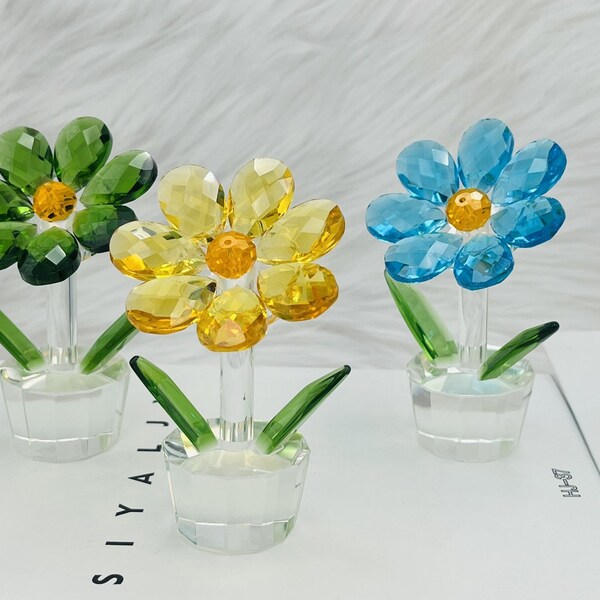 Crystal Flowers - Etsy