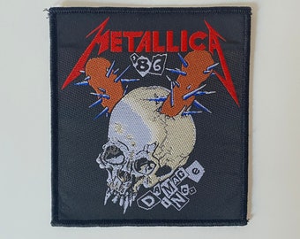 Vintage 1992 Metallica Back Patch Megadeth Slayer Sepultura - Etsy