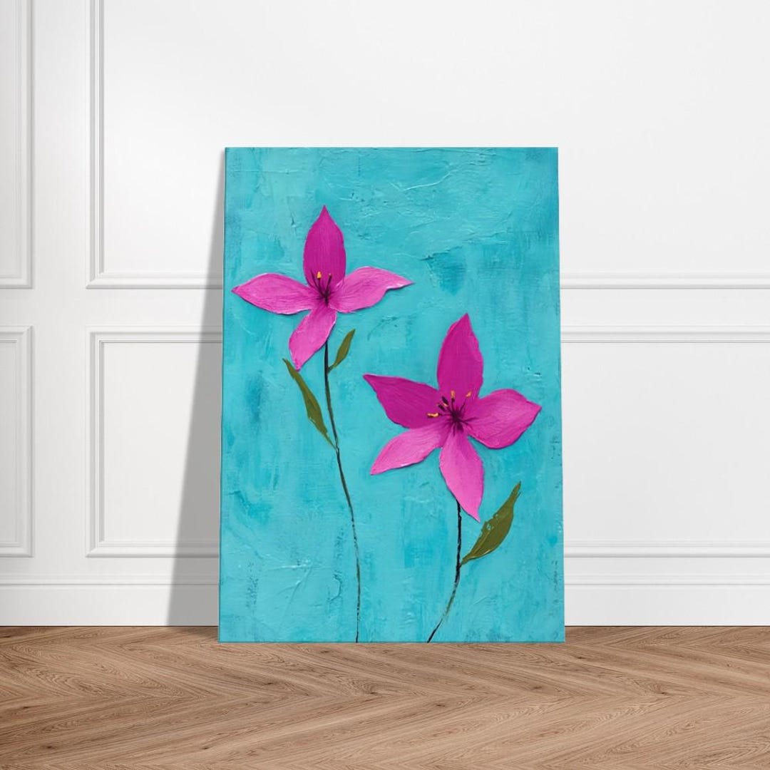 Magenta, Beautiful Canvas, Wall Art, Abstract Art, Modern Art, Art ...