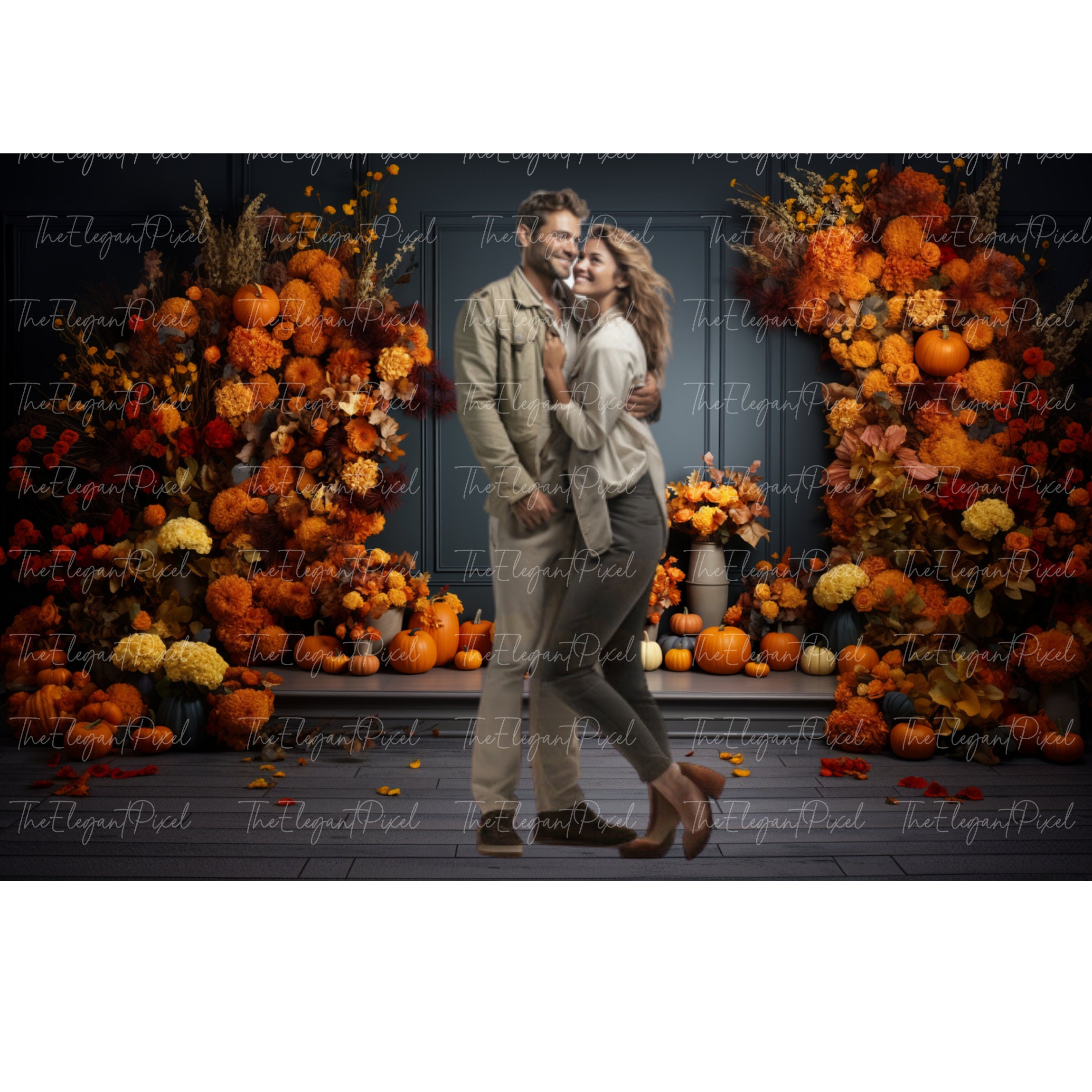 Sophisticated Fall Digital Backdrops for Family Photographs Photoshop ...