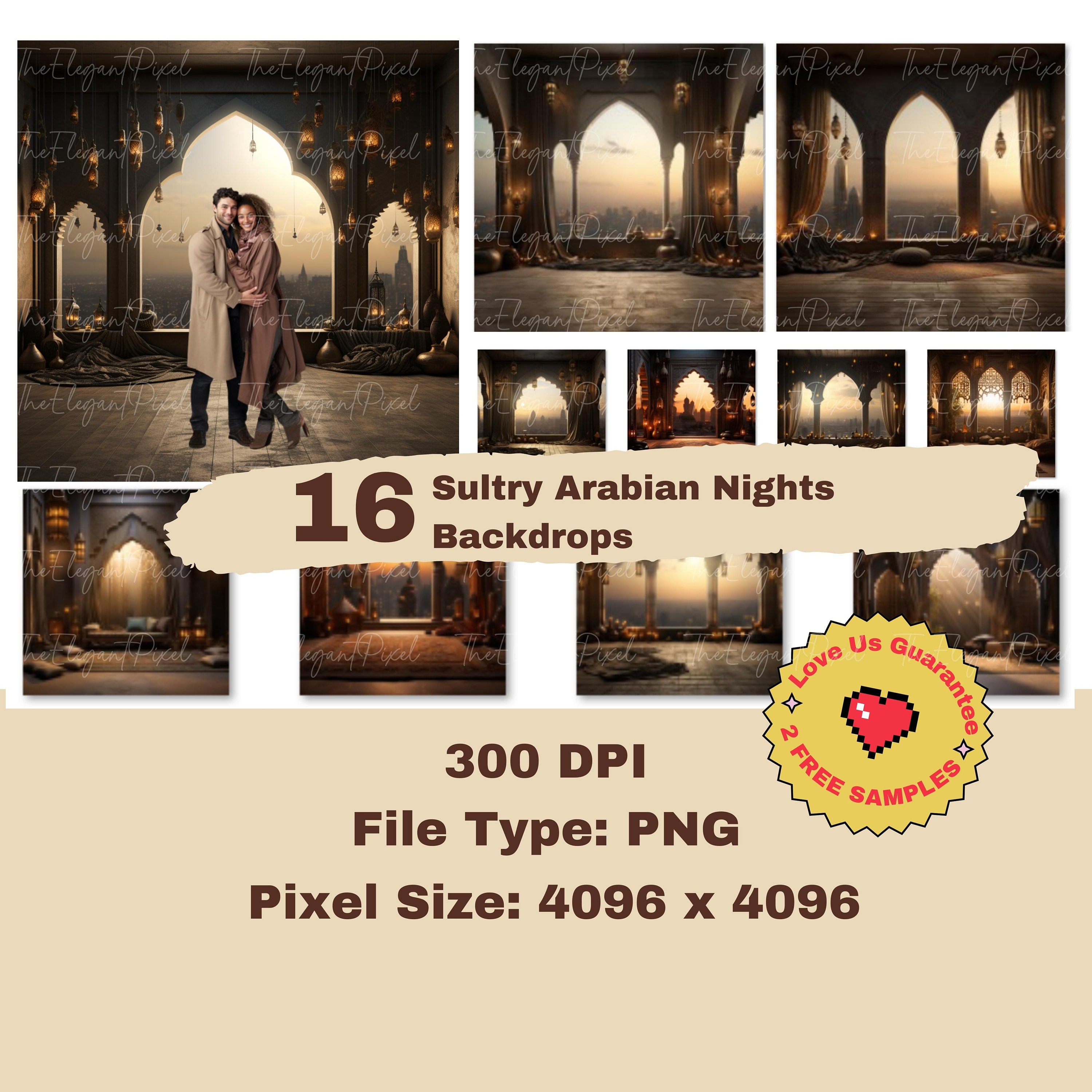 Sultry Arabian Nights Backdrops for Engagement Shoots Bridal ...