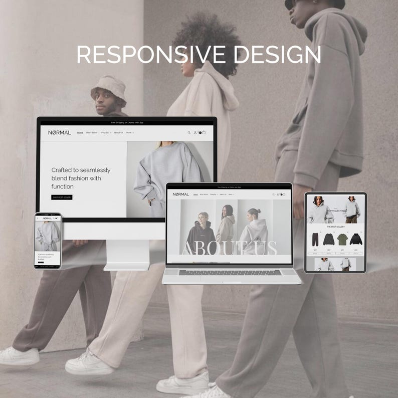 Shopify Theme for Clothing, Template for Streetwear Fashion, Shopify ...
