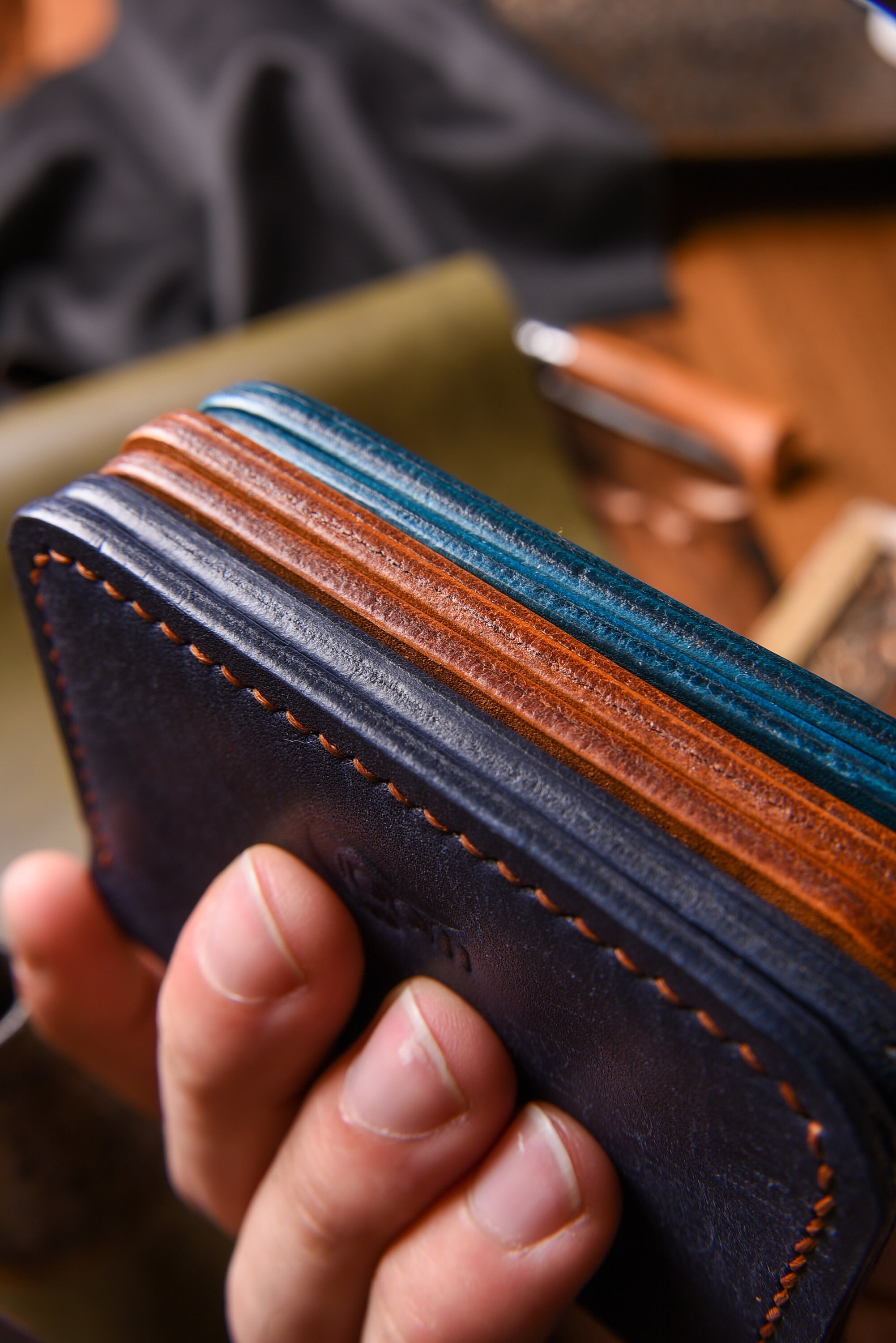 Handmade ''special Art Series'' Card Holder Wallet, Gift for Him ...