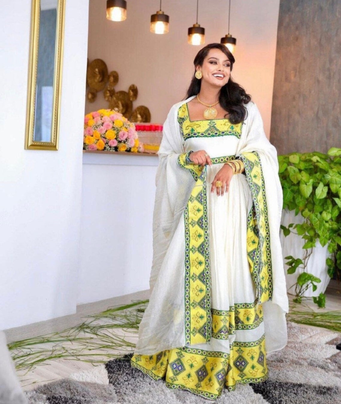 Customized Set Traditional Habesha Clothing, for Men & Woman, - Etsy