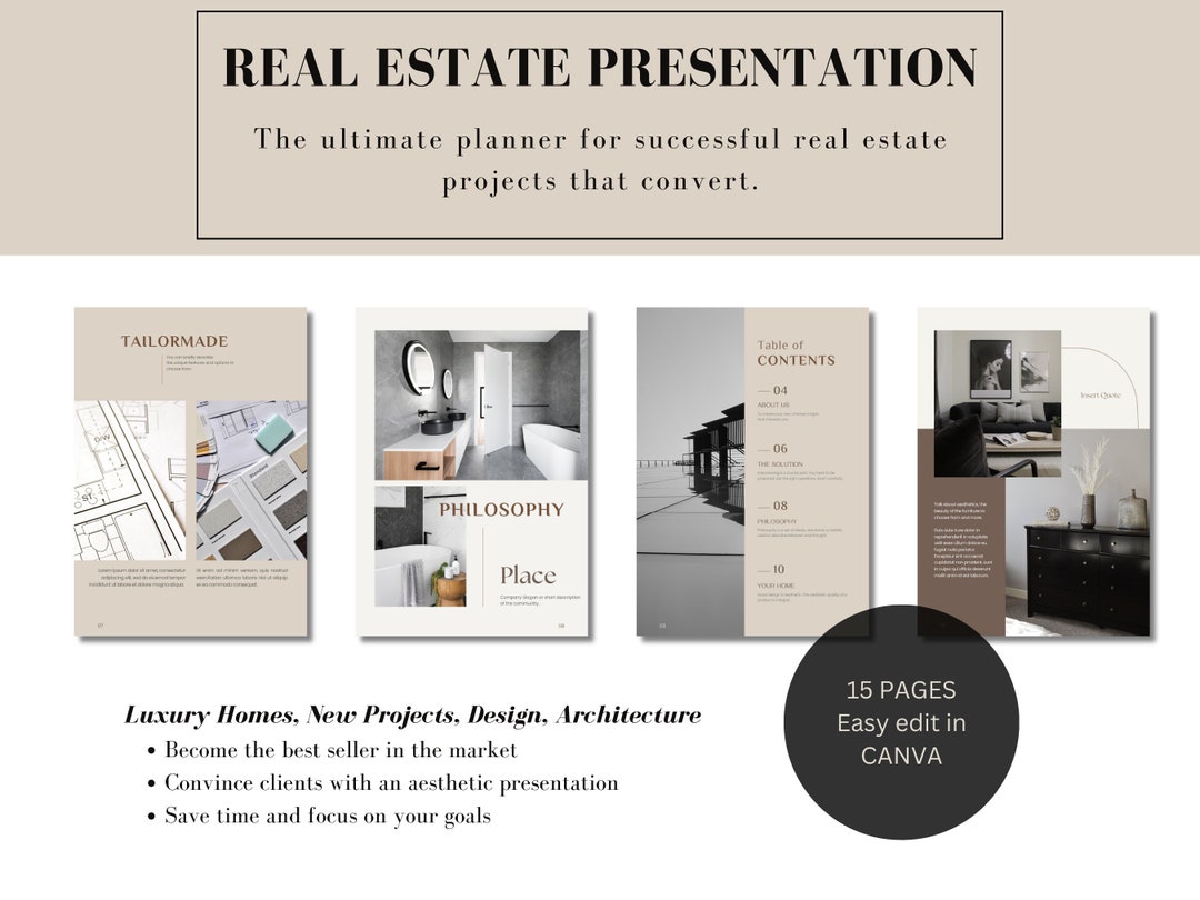 Luxury Real Estate Presentation, Sales Template, Project Presentation ...