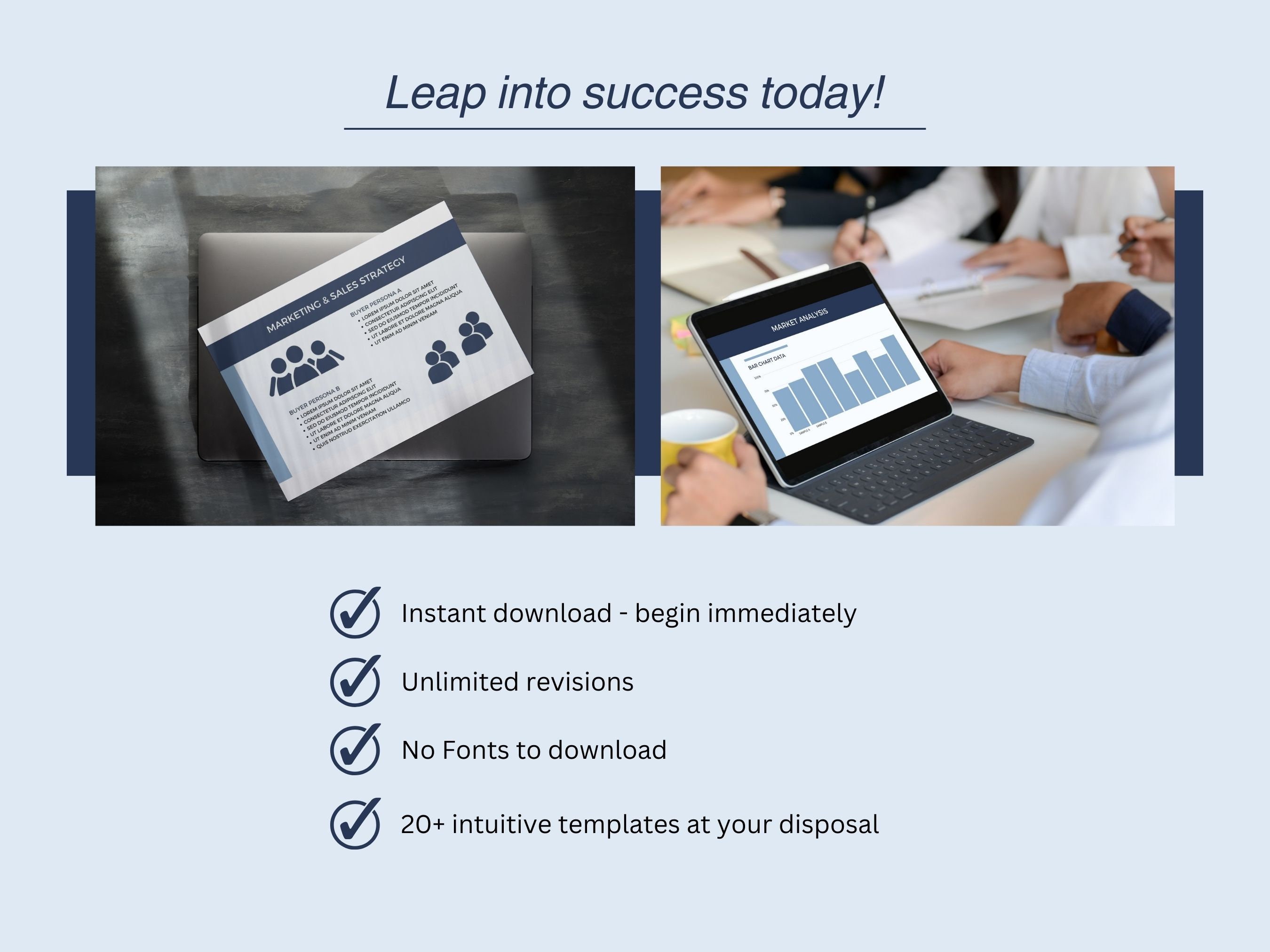 Business Success Plan 2024, Canva Template, Small Business Planner ...