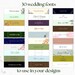 Wedding Fonts / Canva Template / Cursive Font / Wedding Typefaces File ...