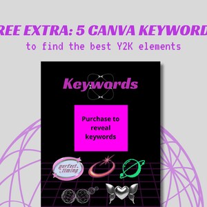 Y2K Fonts / Canva Template / Y2K Font / Streetwear Typefaces File ...