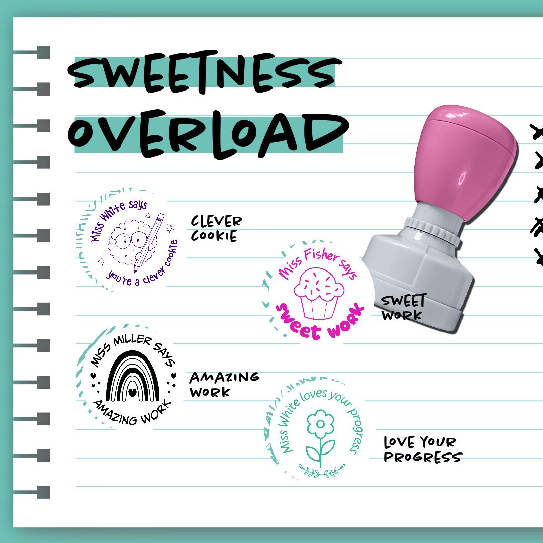 Personalised Teacher Feedback Stamps - Etsy