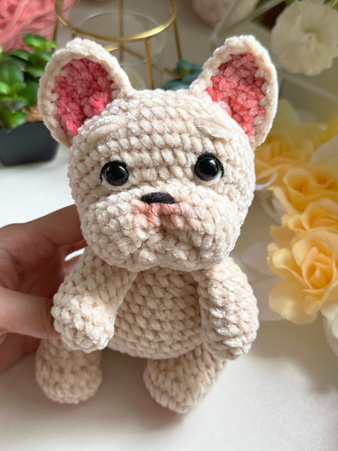 French Bulldog Crochet Frenchie Pattern | Accessories | Amigurumi ...