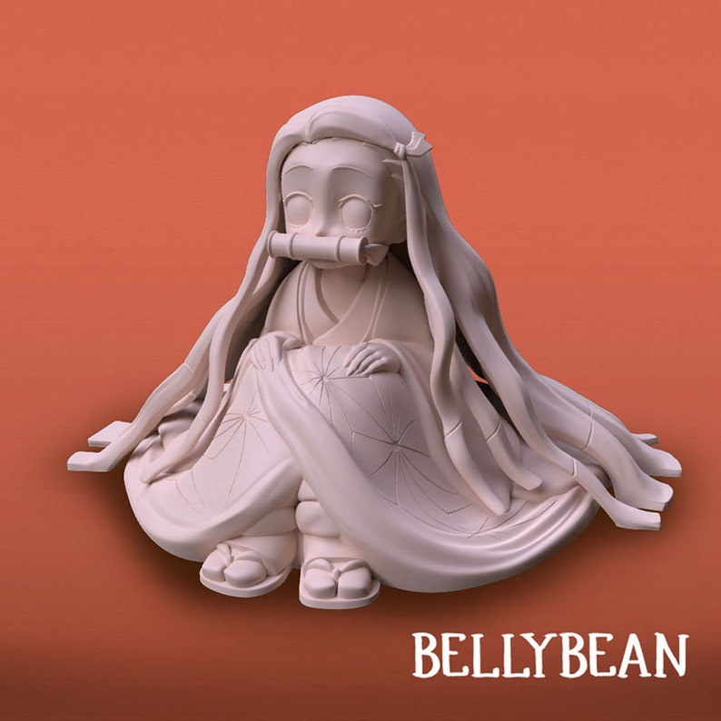 Nezuko Kamado Baby Version Demon Slayer Fan Art Figures DIGITAL Files ...