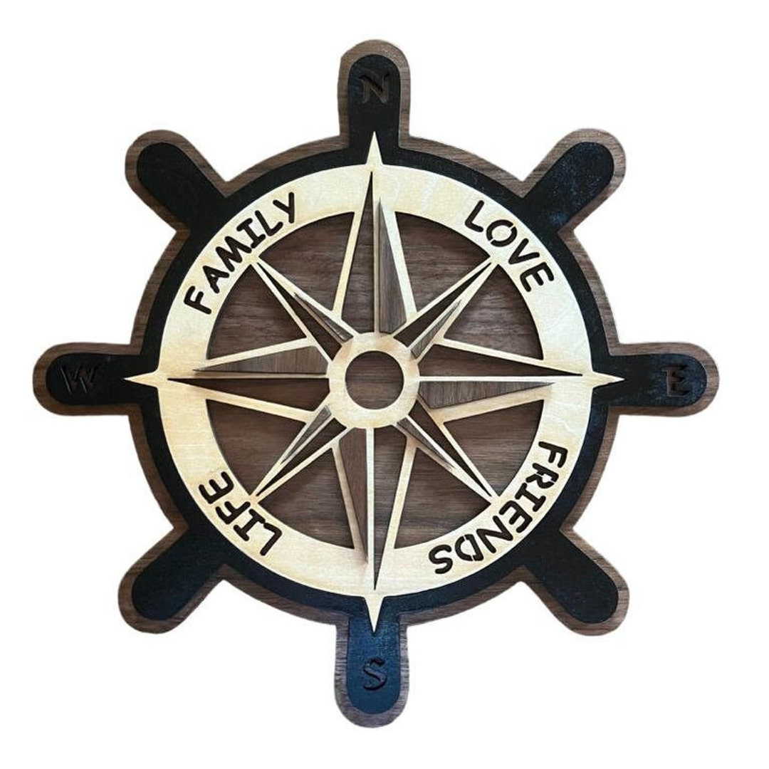 DIY Compass Wall Art - Digital File Download - Etsy
