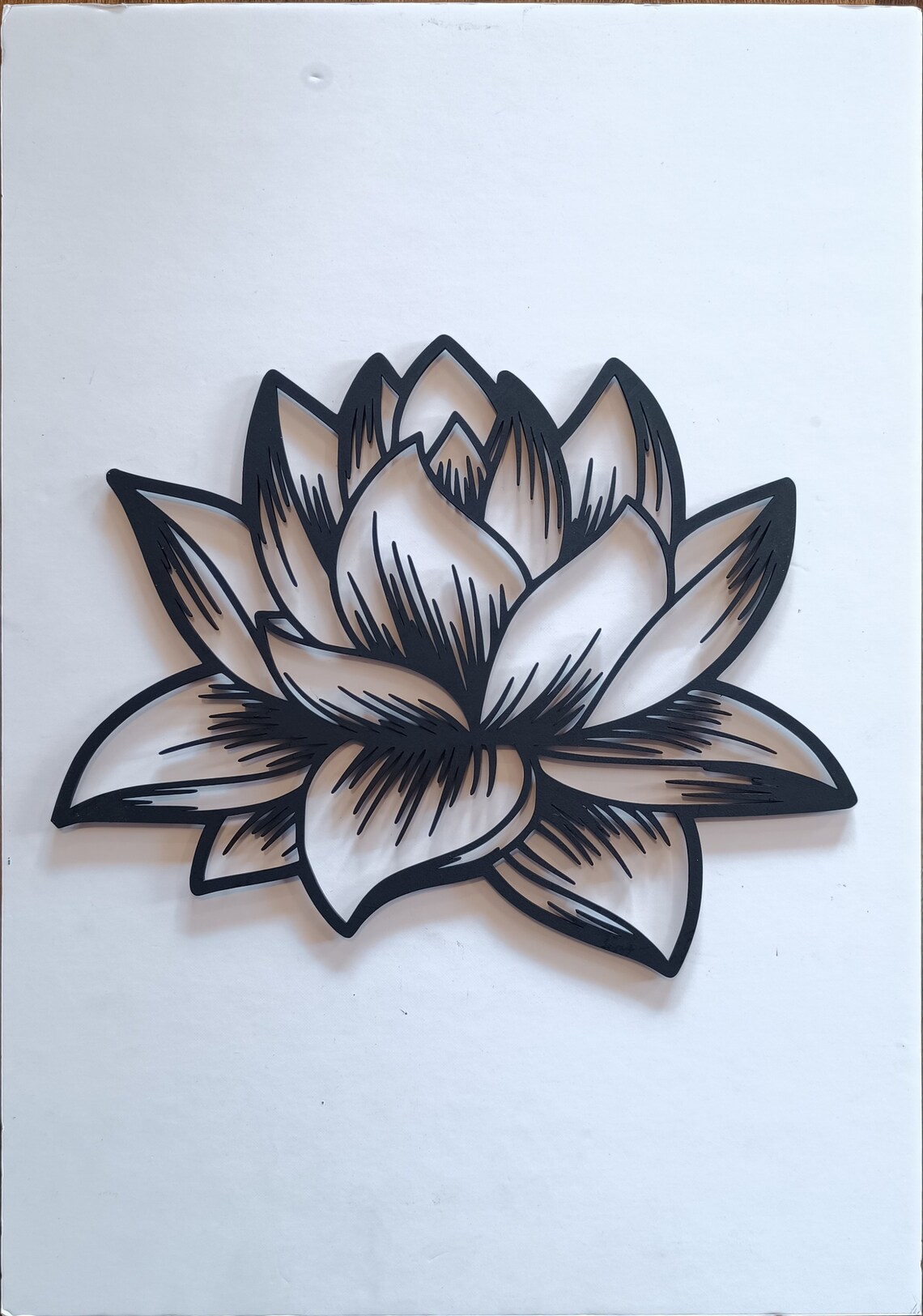 Lotus Flower- Laser Cut, Wall Decor, Digital Download File - Etsy