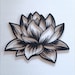 Lotus Flower- Laser Cut, Wall Decor, Digital Download File - Etsy