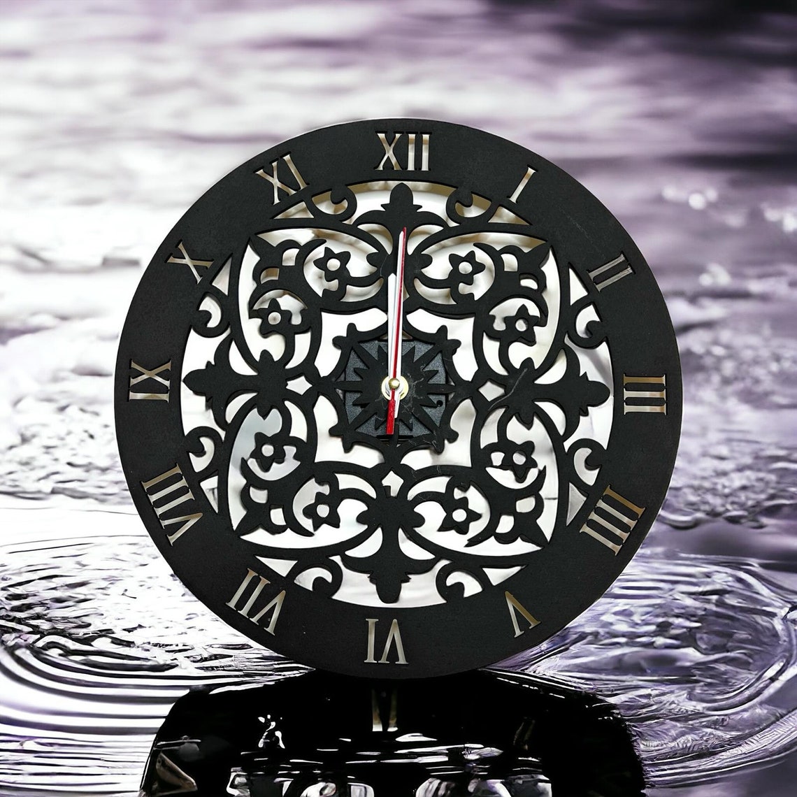 Mandala Clock Laser Cut Design - DIY Wall Decor - Etsy