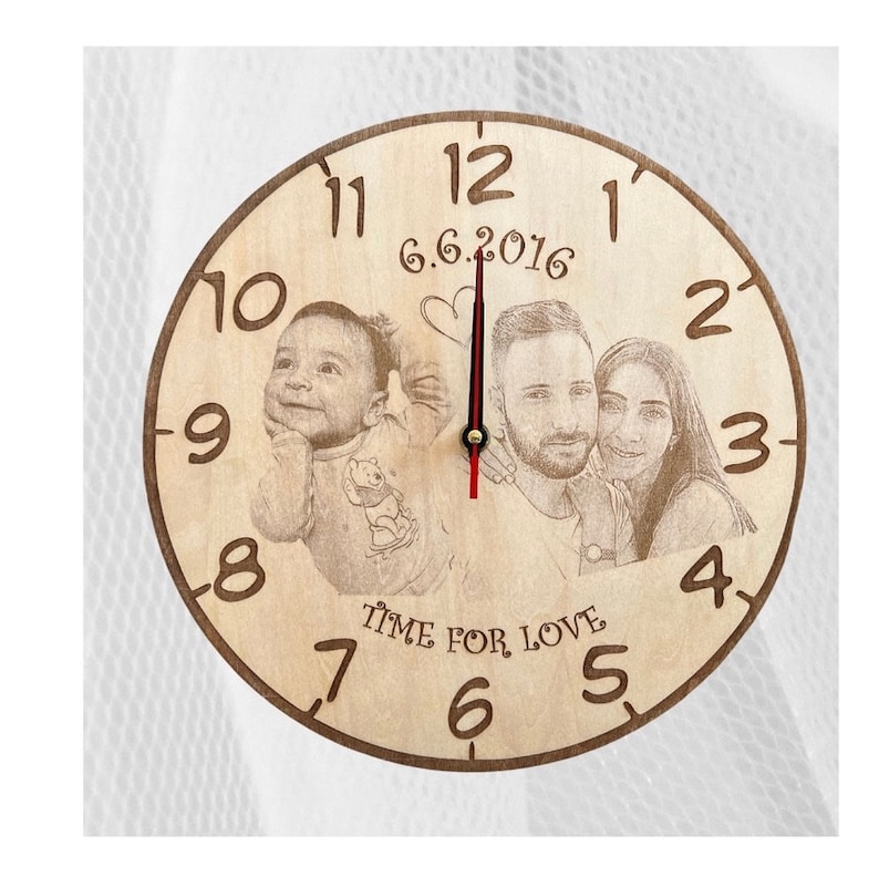 Clock Tempate- Laser Cut, Laser Engraving 29x29cm - Etsy