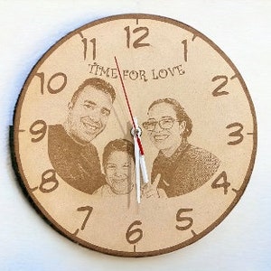 Clock Tempate- Laser Cut, Laser Engraving 29x29cm - Etsy