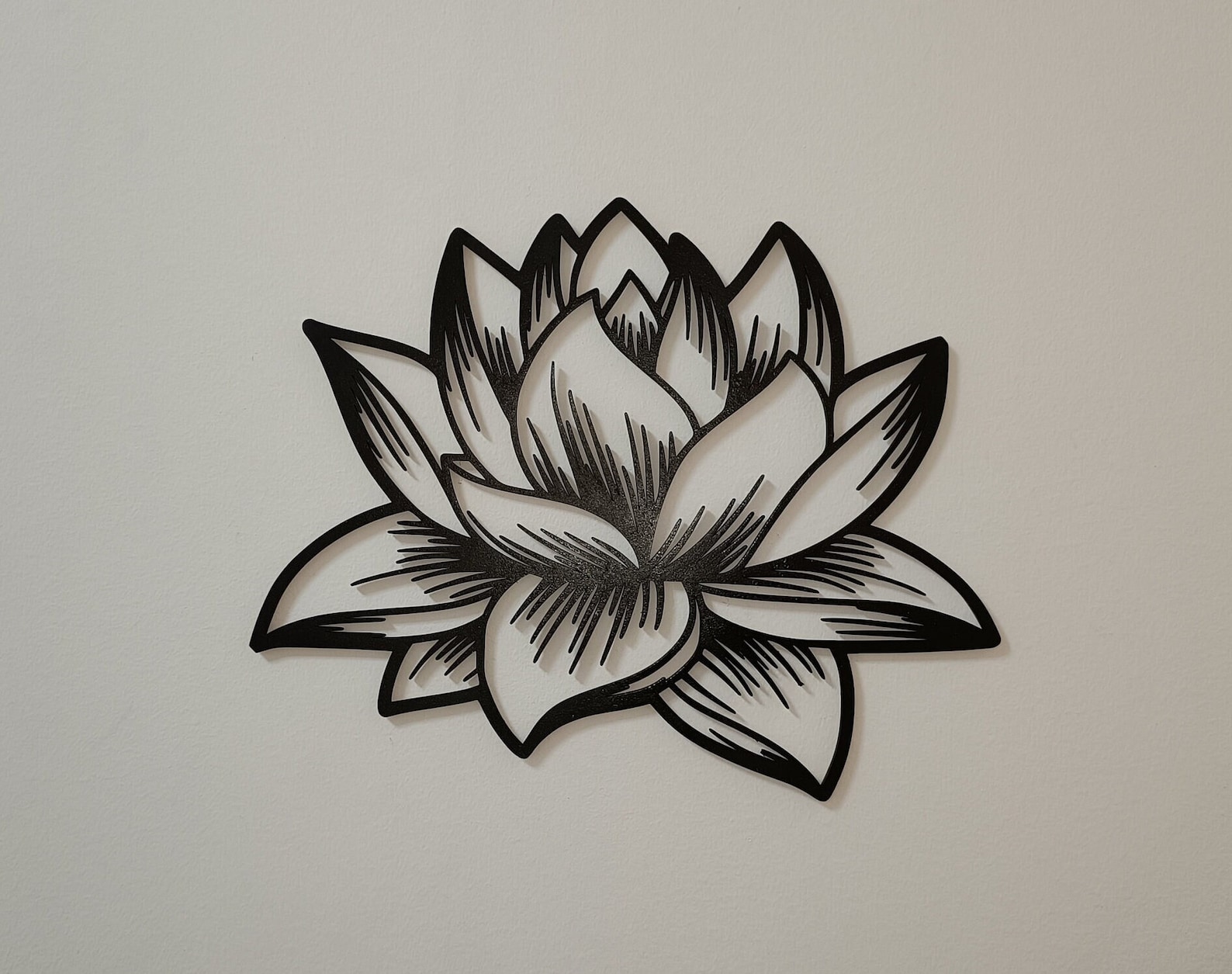 Lotus Flower- Laser Cut, Wall Decor, Digital Download File - Etsy