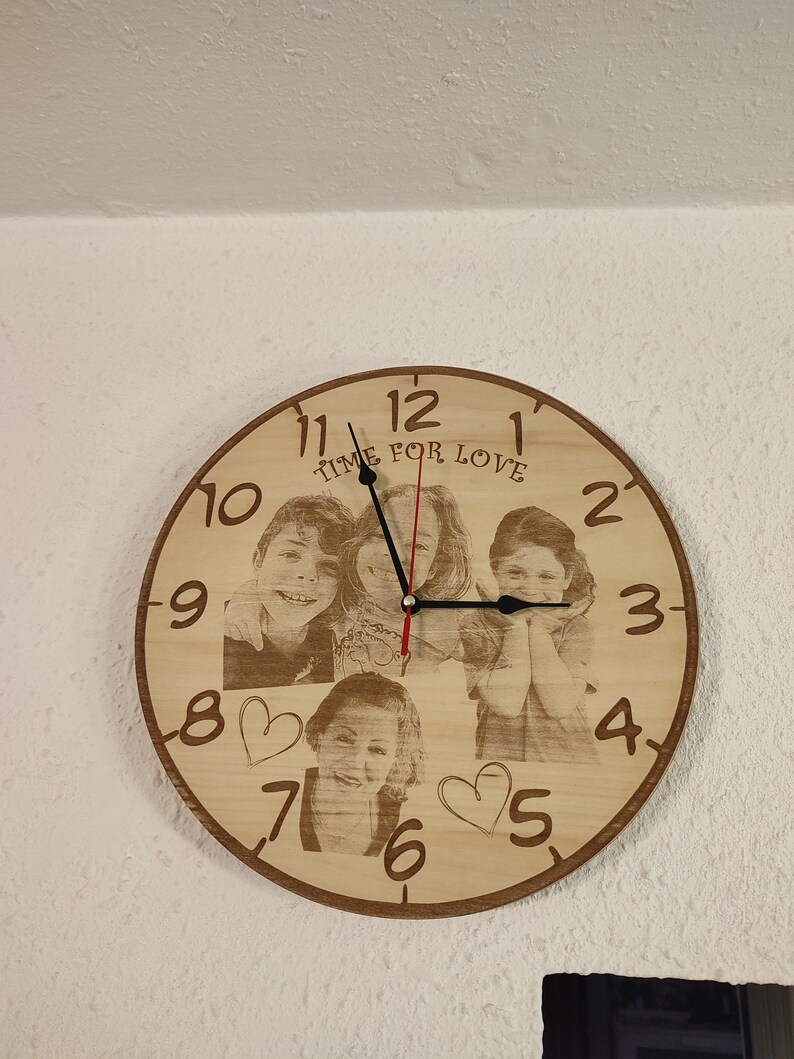Clock Tempate Laser Cut Laser Engraving 29x29cm - Etsy