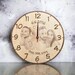 Clock Tempate- Laser Cut, Laser Engraving 29x29cm - Etsy