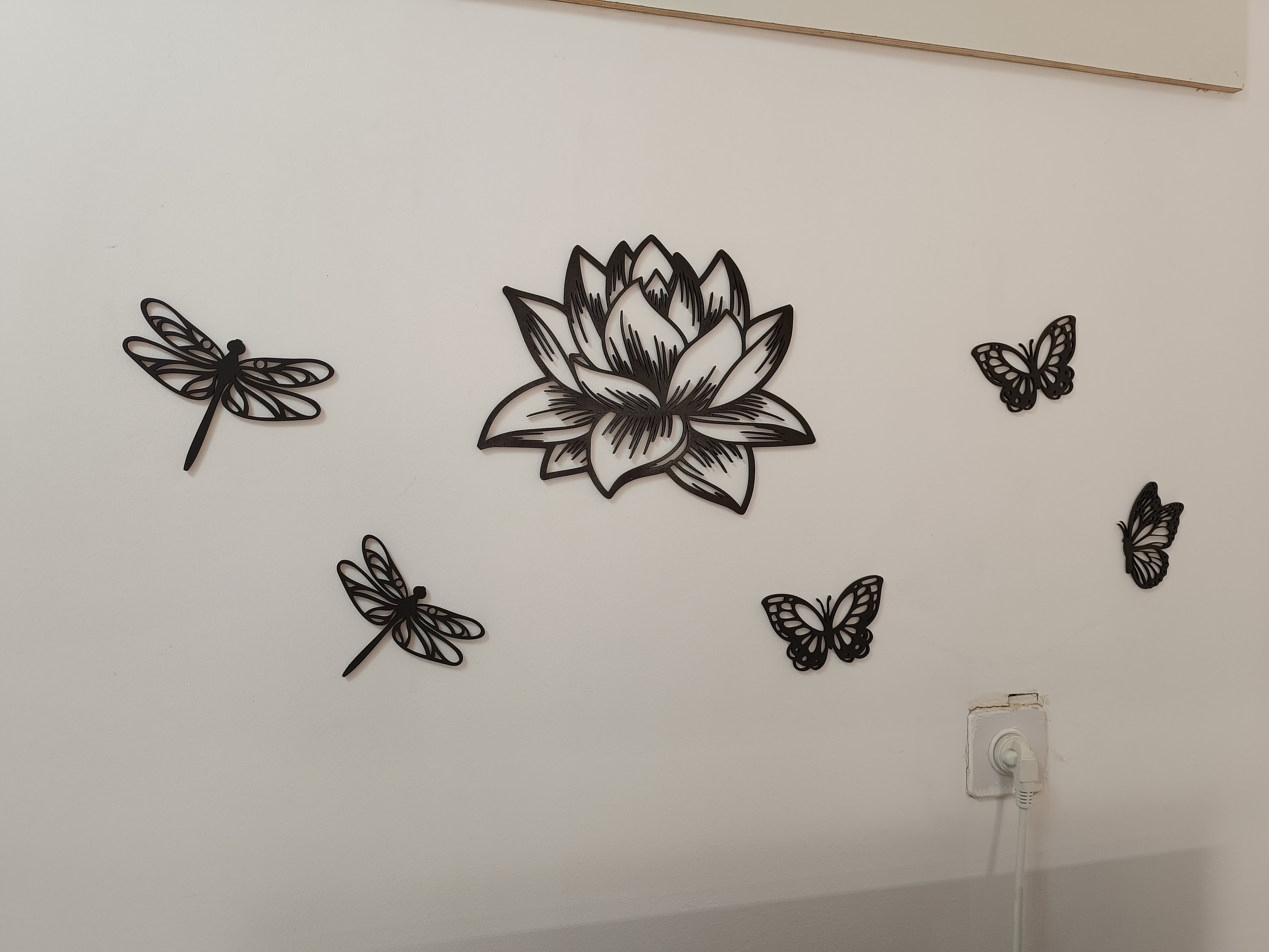 Lotus Flower- Laser Cut, Wall Decor, Digital Download File - Etsy