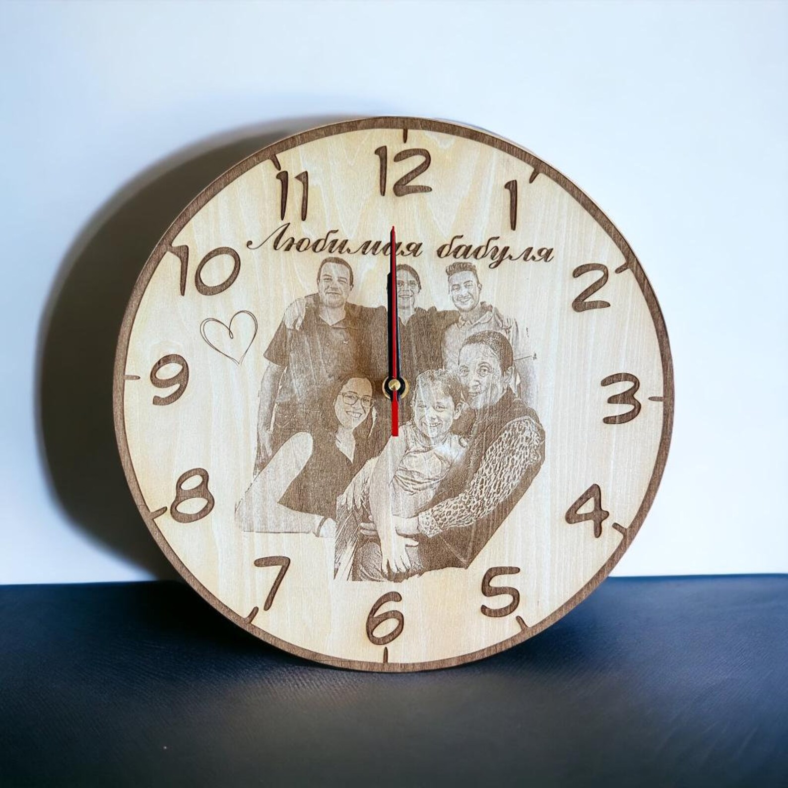 Clock Tempate- Laser Cut, Laser Engraving 29x29cm - Etsy