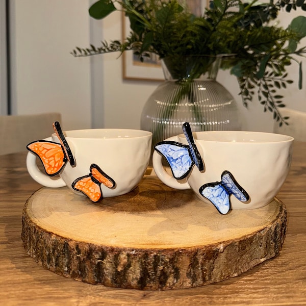 Butterfly Tea Cups - Etsy