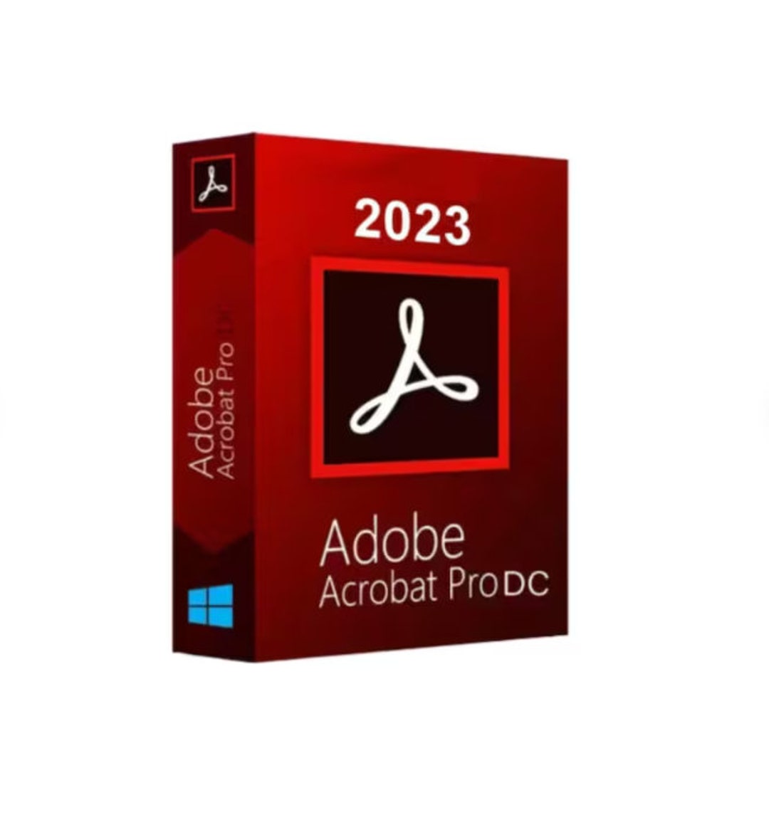 Adobe Acrobat Pro DC 2023 Windows Lifetime Pre Activated - Etsy Australia