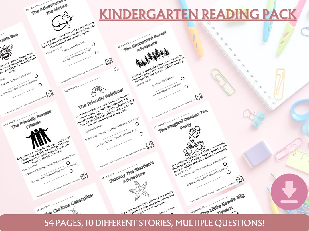 Kindergarten at Home Worksheets | Homeschool | Classroom | Tutoring ...
