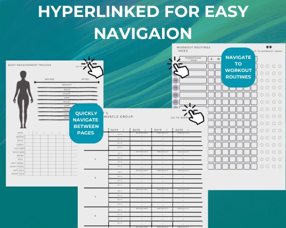 Remarkable 2 Template | Fitness Notebook | Workout Planner | Exercise ...