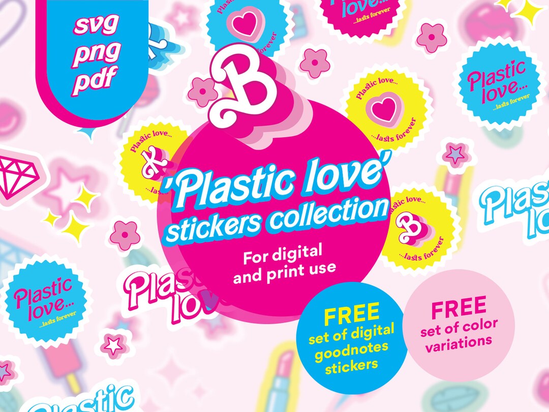 Barbe Stickers, Barbi Svg, Barbi Designs Png, Printablestickers Png ...