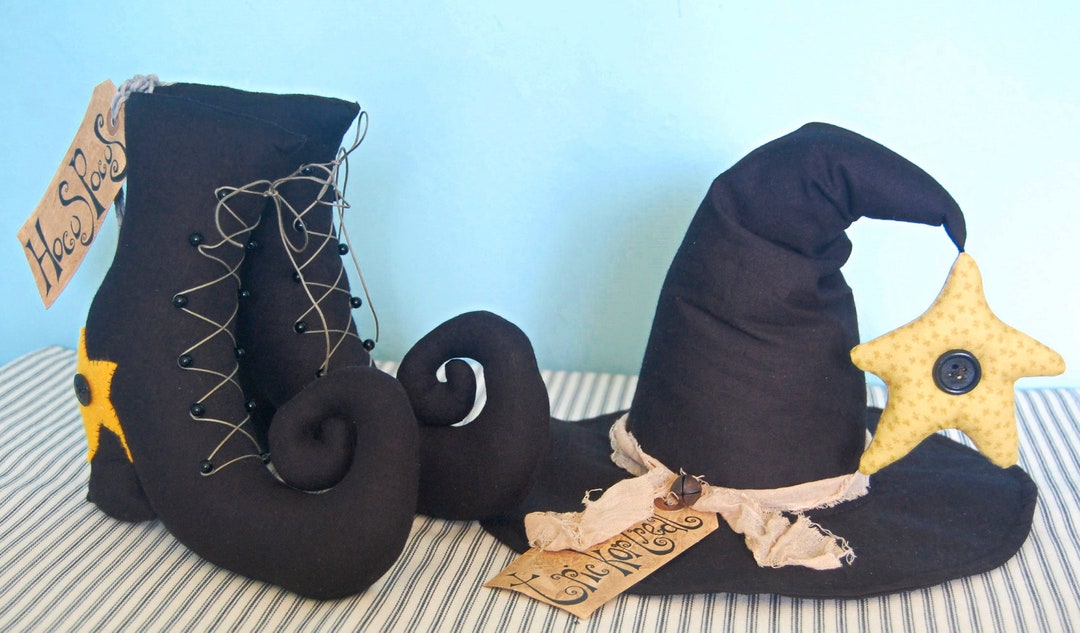 Hocus Pocus Witches Boots and Hat PDF Digital Download Sewing Pattern ...