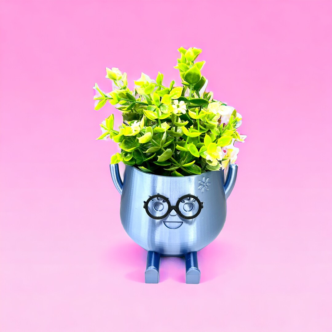 Plant Pot Happy Face Planter Pot Smiley Face Personalised Plant Pot ...