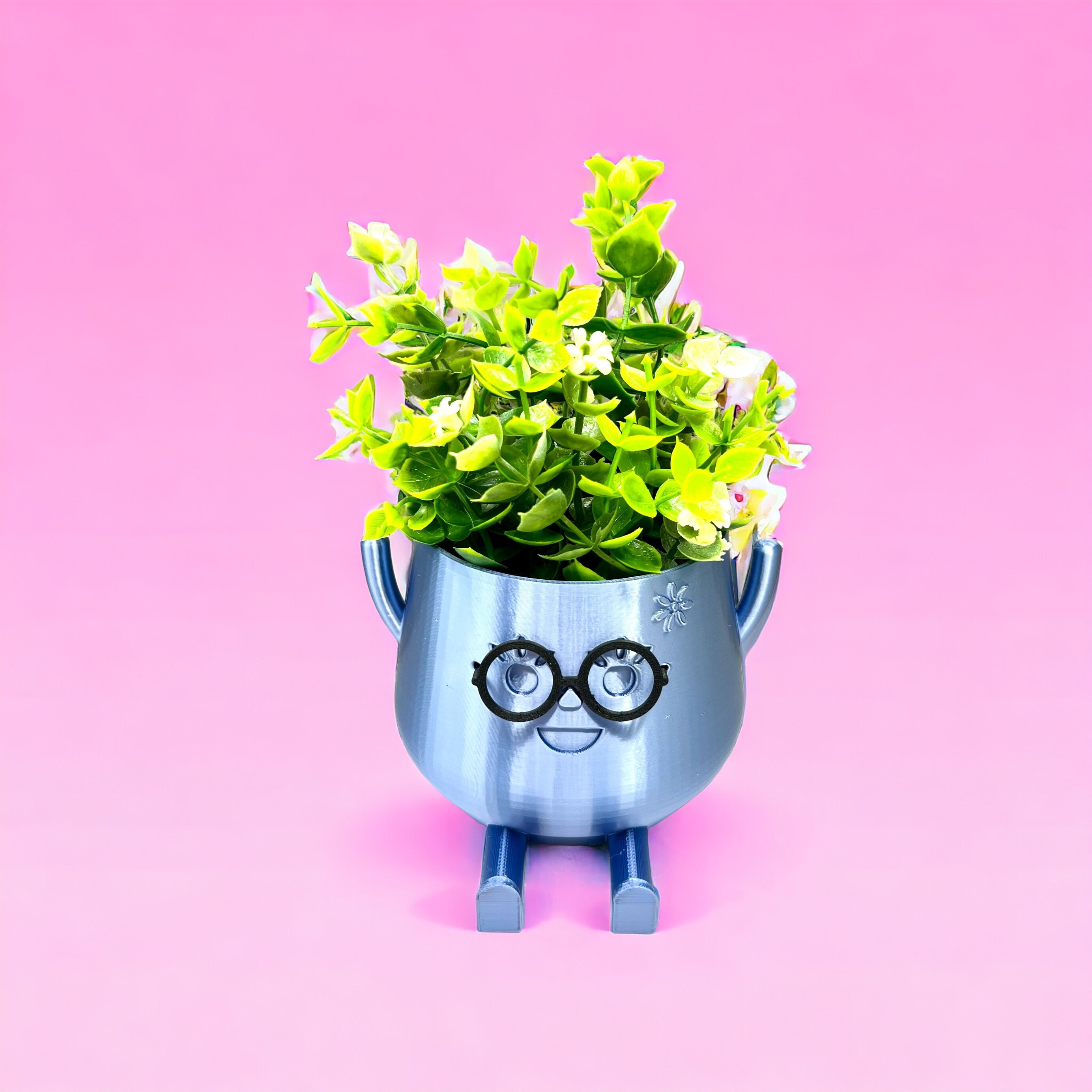 Plant Pot Happy Face Planter Pot Smiley Face Personalised Plant Pot ...