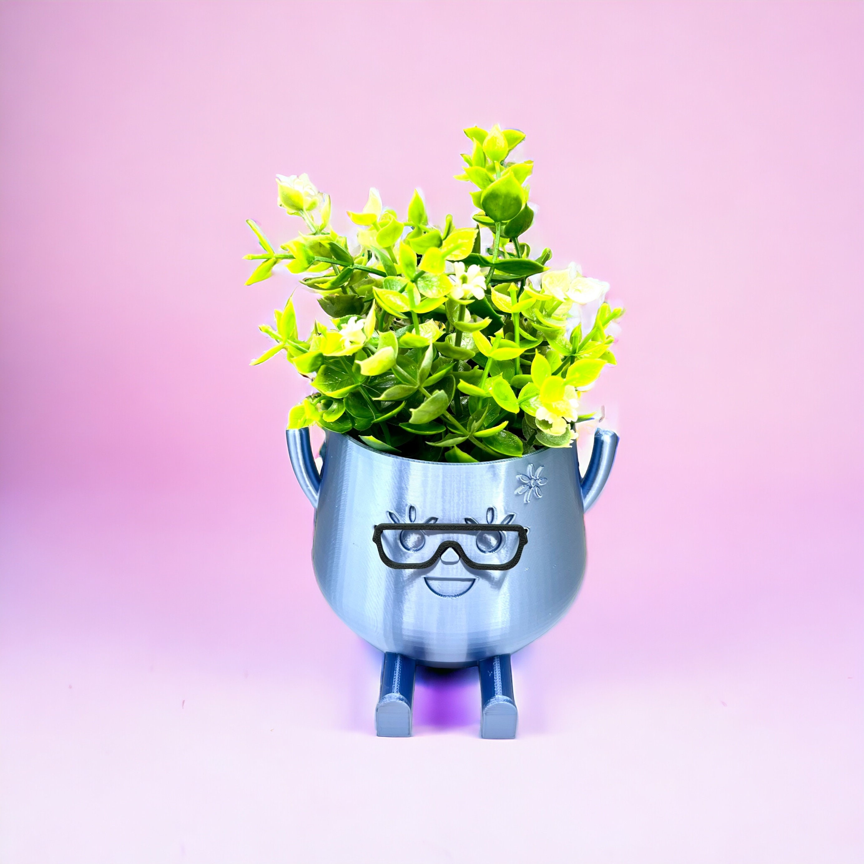 Plant Pot Happy Face Planter Pot Smiley Face Personalised Plant Pot ...