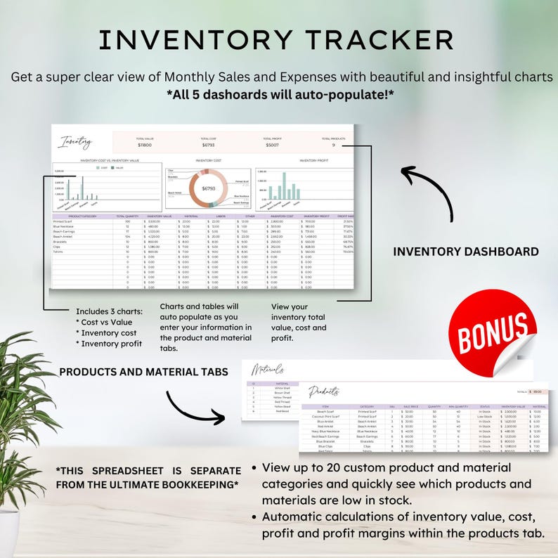 Bookkeeping Spreadsheet Income and Expense Tracker, Book Keeping Excel ...