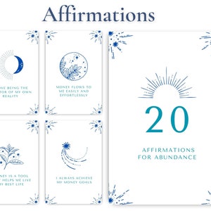 20 Tarjetas de Afirmación Imprimibles: Descarga Digital para ...