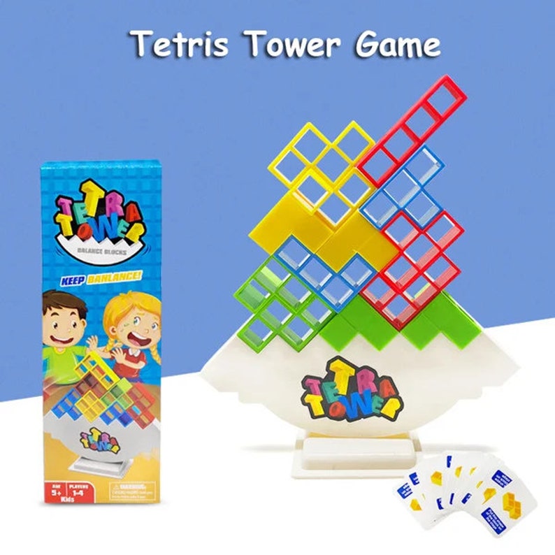 Team Tower Game for Kids & Adults Gift Christmas Unique Skill Fun Play ...