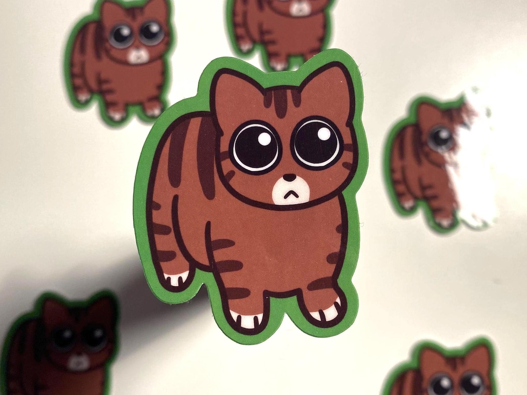 Oo Ee Ahh Cat Meme OIIA Oo Ee Aa Vinyl Sticker | Chibi Animal | Cute ...