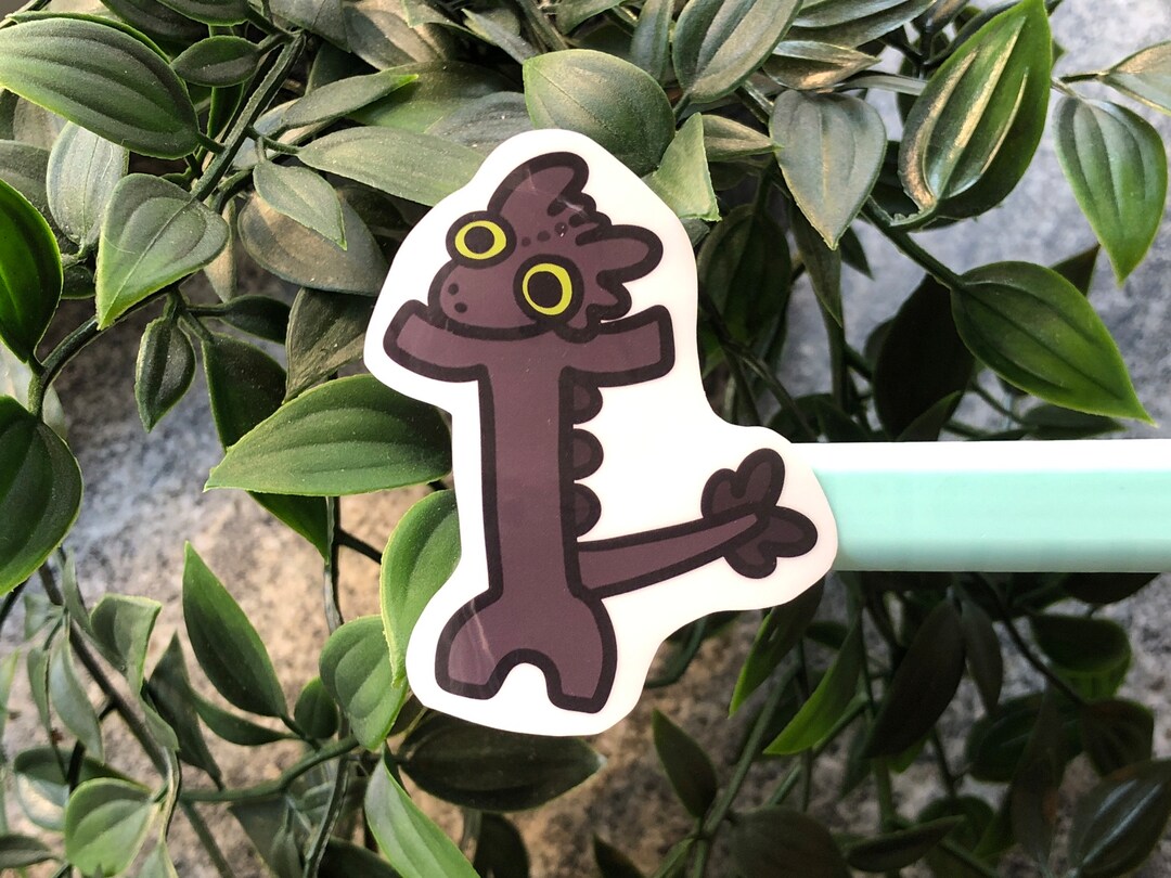 Toothless Dragon Dancing Vinyl Sticker | Meme Sticker | Tiktok Dragon ...