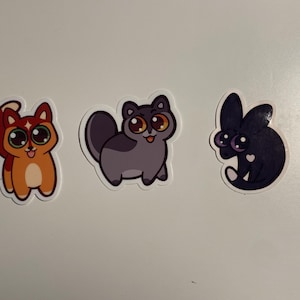Warrior Cats Vinyl Sticker Set 2 Inches Firestar Ravenpaw Greystripe ...