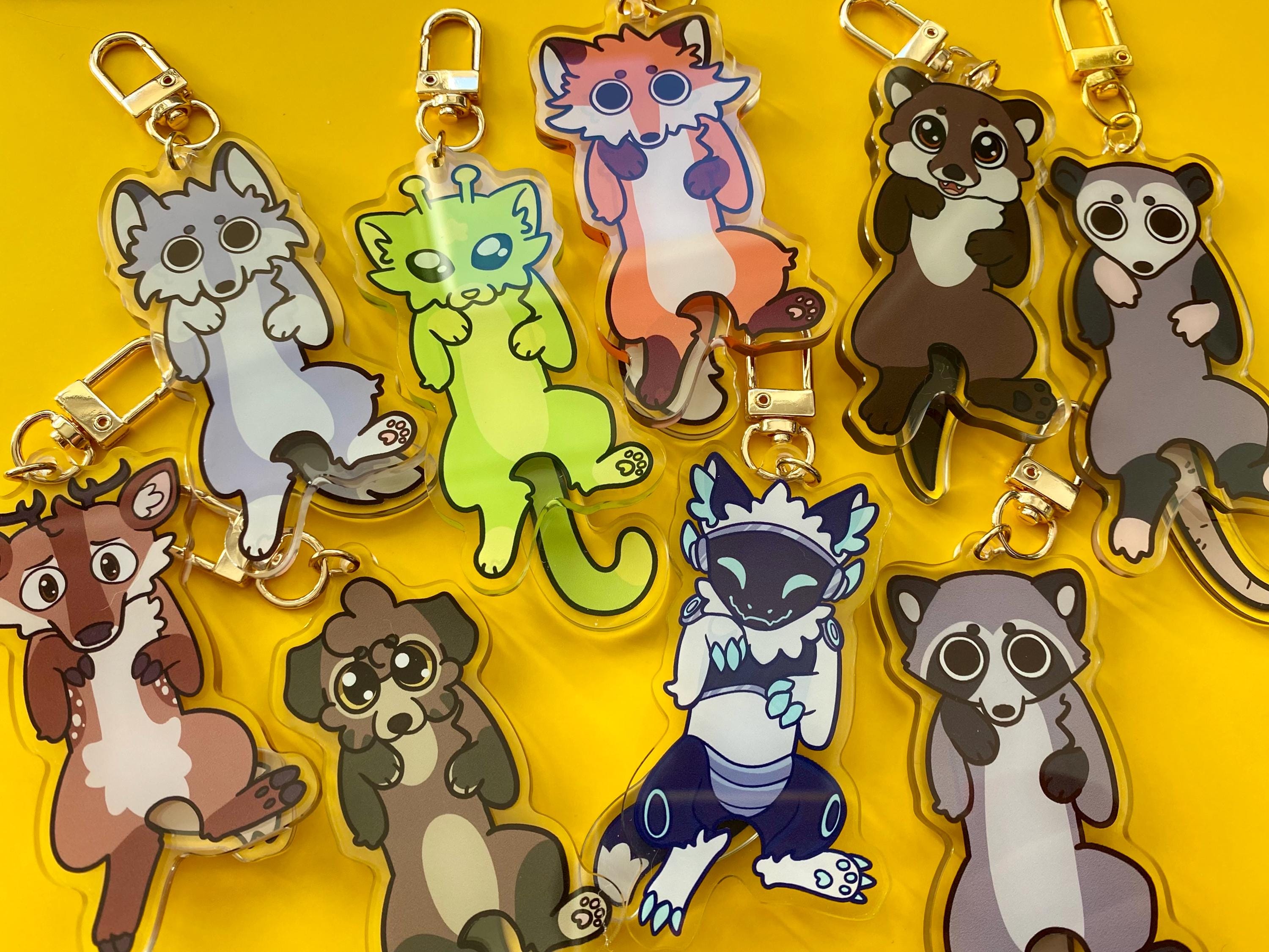 Fox Wolf Deer Protogen Alien Cat Puppy Dog Otter Opposum Raccoon ...