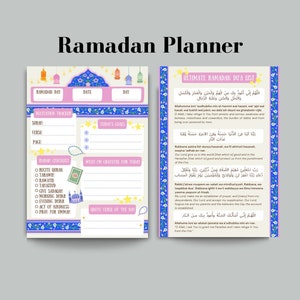 Ramadan Daily Planner Printable, 2024 Ramadan Tracker PDF, Islamic ...
