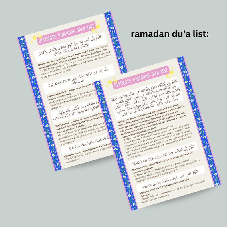 Ramadan Daily Planner Printable, 2024 Ramadan Tracker PDF, Islamic ...